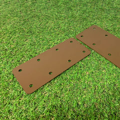 Railway Sleeper Brackets - Standard Straight Flat Design - The Bracket ...